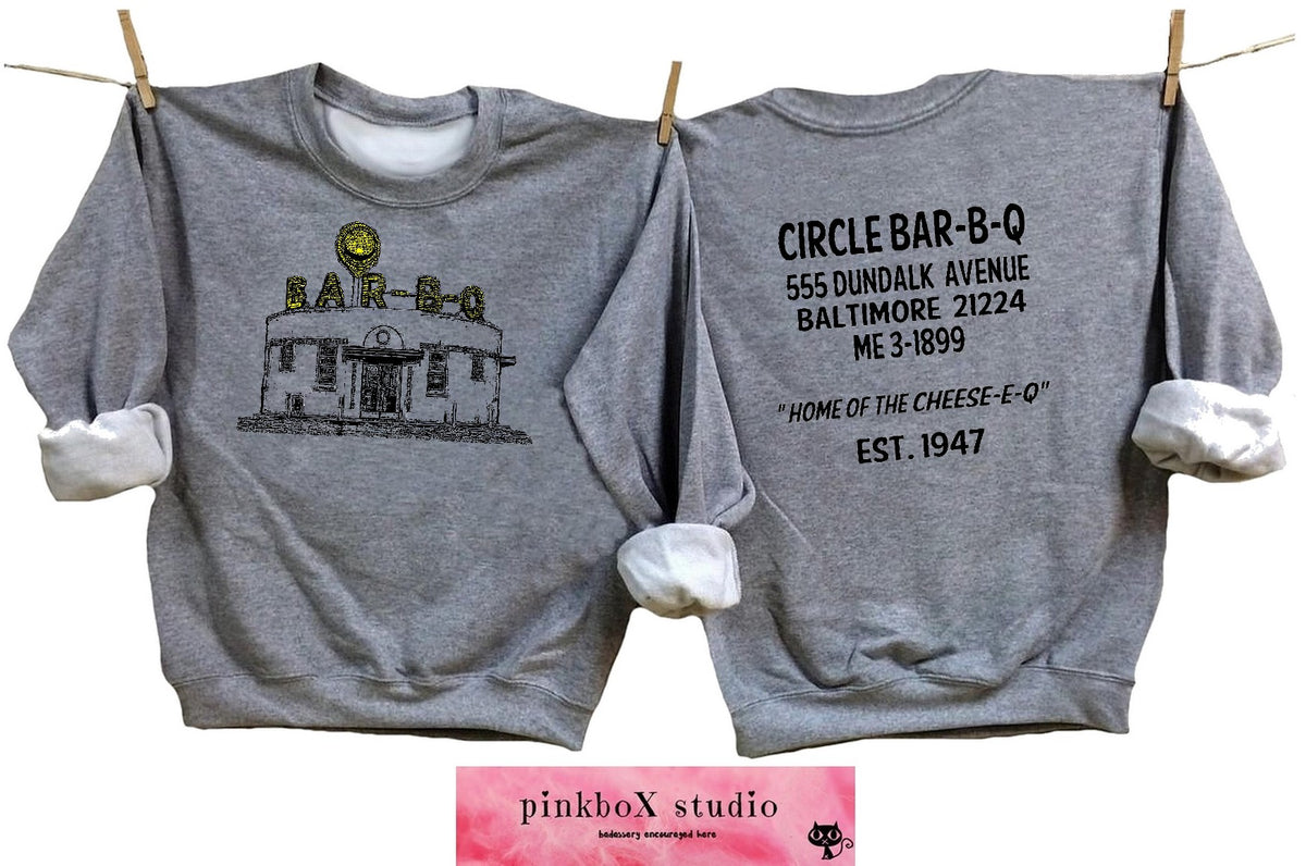Circle BBQ Unisex Sweatshirt – Baltimore Nostalgia